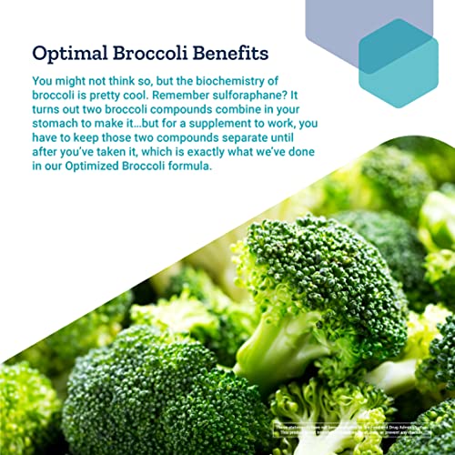 Life Extension Optimized Broccoli & Cruciferous Blend – Broccoli Seed, Rosemary, Cabbage Extract Green Vegetable Food Supplement - Gluten-Free, Non-GMO, Vegetarian – 30 Tablets