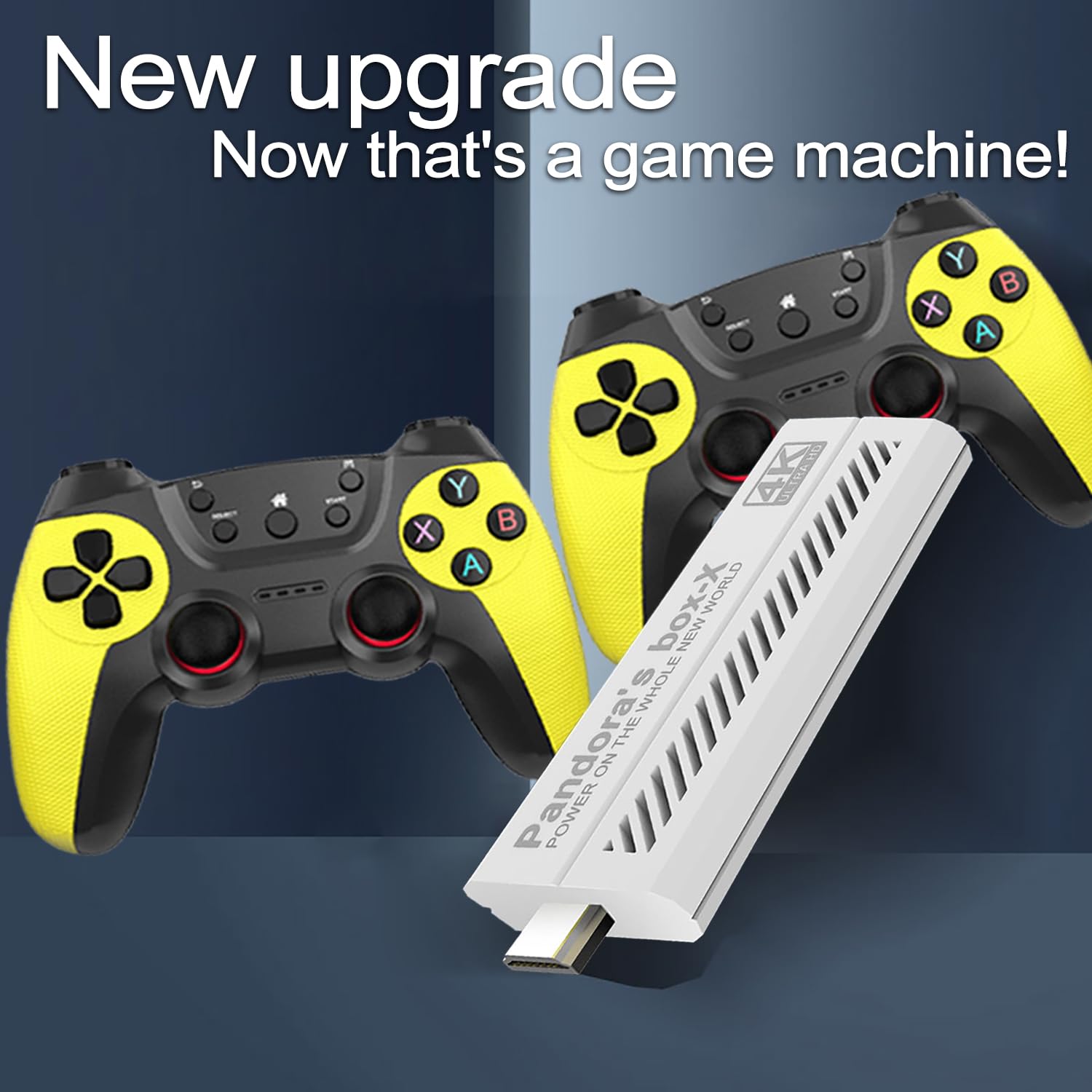 30000+ Games, Retro Game Console, Handheld Console, Plug and Play Video Game Stick, Retro Play Retro Game Stick 9 emulators, 4K HDMI Output, Premium Dual Competitive Level Dual Controllers