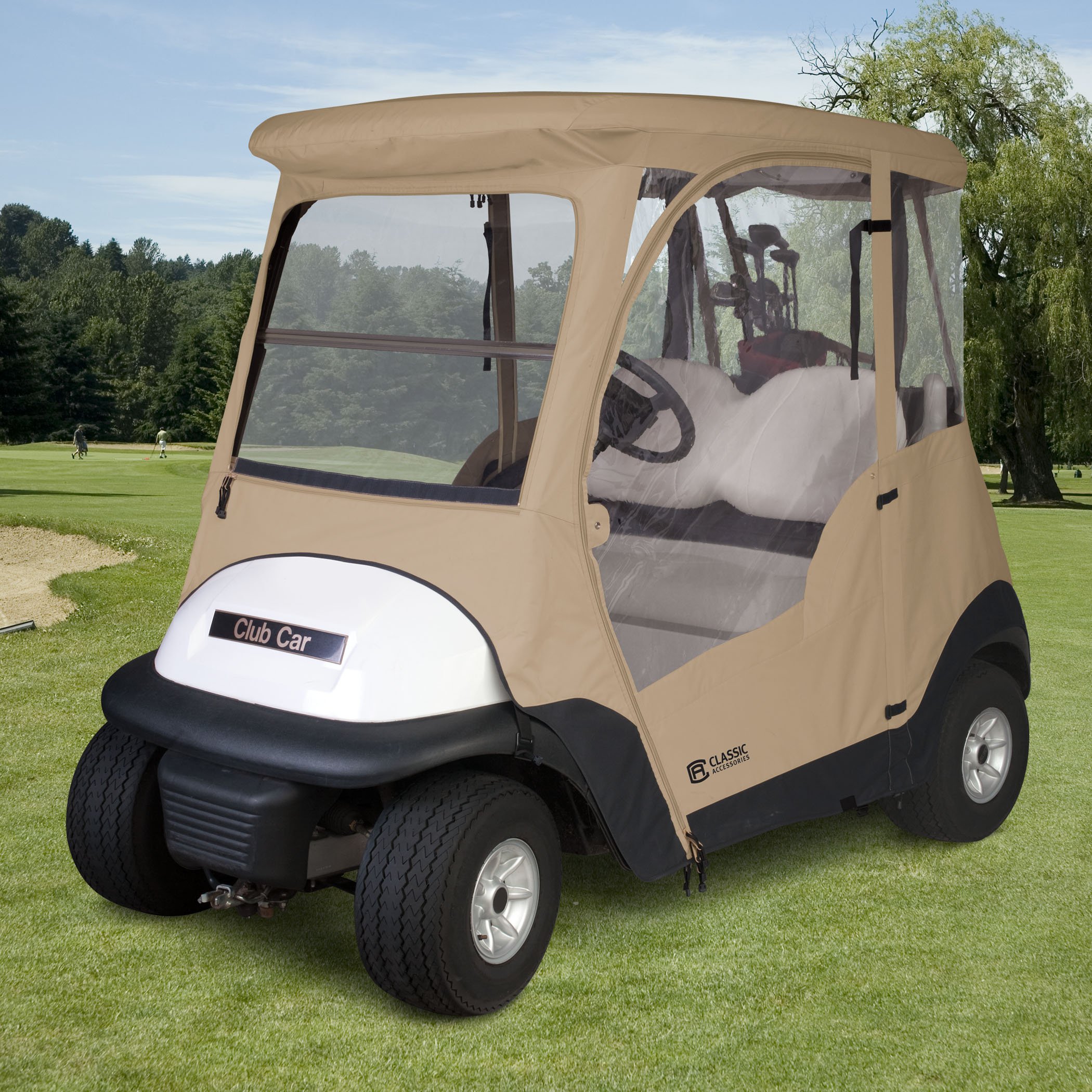 Classic Accessories Fairway 2-Person Club Car Precedent Golf Cart Enclosure