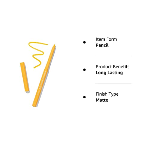 Colourpop PUNCH Matte Eyeliner Retractable Pencil Creme Gel (Warm Canary Yellow), 0.2g (0.007 Ounce)