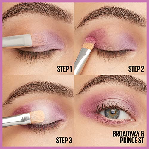 Maybelline New York Shadow Blocks Shadow Blocks Eyeshadow Palette, Stacked Eye Shadow Trio, North 3rd & Bedford Ave, 0.08 oz
