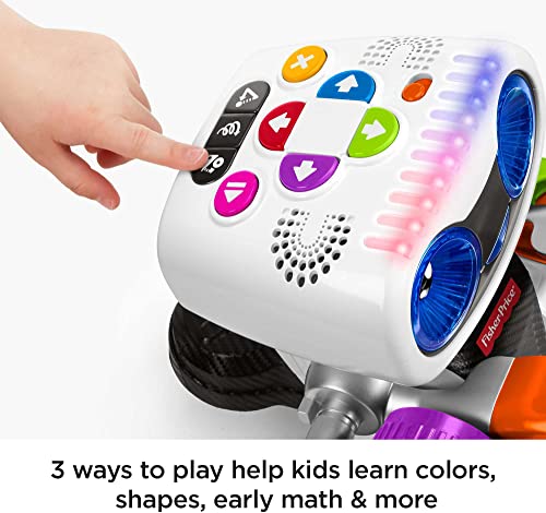 Fisher-Price Preschool Stem Learning Toy Code ‘N Learn Kinderbot Electronic Robot With Lights & Games For Ages 3+ Years