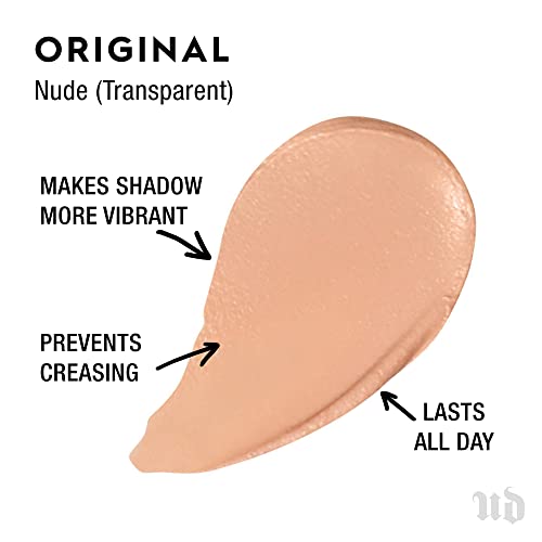 Urban Decay Eyeshadow Primer Potion, Original - Pack of 2 - Award-Winning Nude Eye Primer for Crease-Free Eyeshadow & Makeup Looks β Lasts All Day β 0.33 fl oz & 0.16 fl oz (Travel Size)
