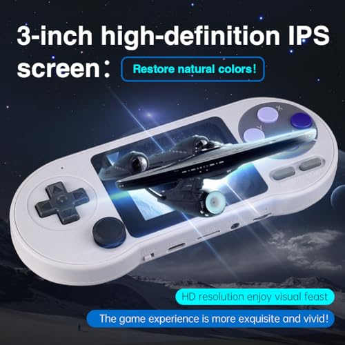 Retro Handheld Game Console, Game Console 11000 Games, SF2000 3.0" IPS Screen Wireless Stick Game Station 16G TF Card, Support TV & Multi-Language