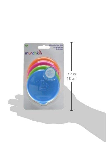 Munchkin® Miracle® 360 Sippy Cup Lids, 4 Count, Pink/Blue/Green/Purple