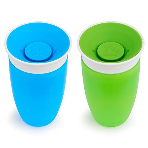 Munchkin® Miracle® 360 Toddler Sippy Cup, Green/Blue, 10 Oz, 2 Count
