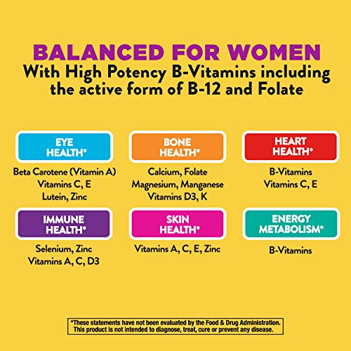 Nature’s Way Alive! Max3 Potency Women’s Multivitamin, High Potency B-Vitamins, 90 Tablets