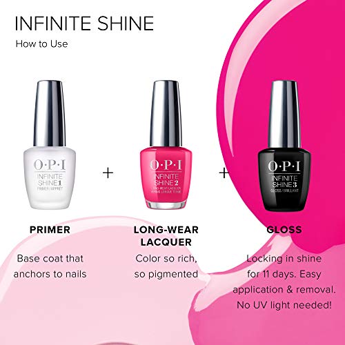 OPI Infinite Shine 2 Long-Wear Lacquer, OPI by Popular Vote, Red Long-Lasting Nail Polish, Washington DC Collection, 0.5 Fl Oz (Pack of 1)