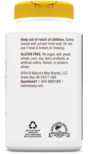 Nature's Way Calcium & Magnesium Mineral Complex, Supports Bone Health*, 750 mg per serving, 250 Capsules