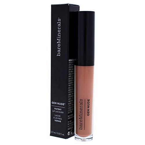 bareMinerals Gen Nude Patent Lip Lacquer Lifegoals for Women, 0.12 Ounce