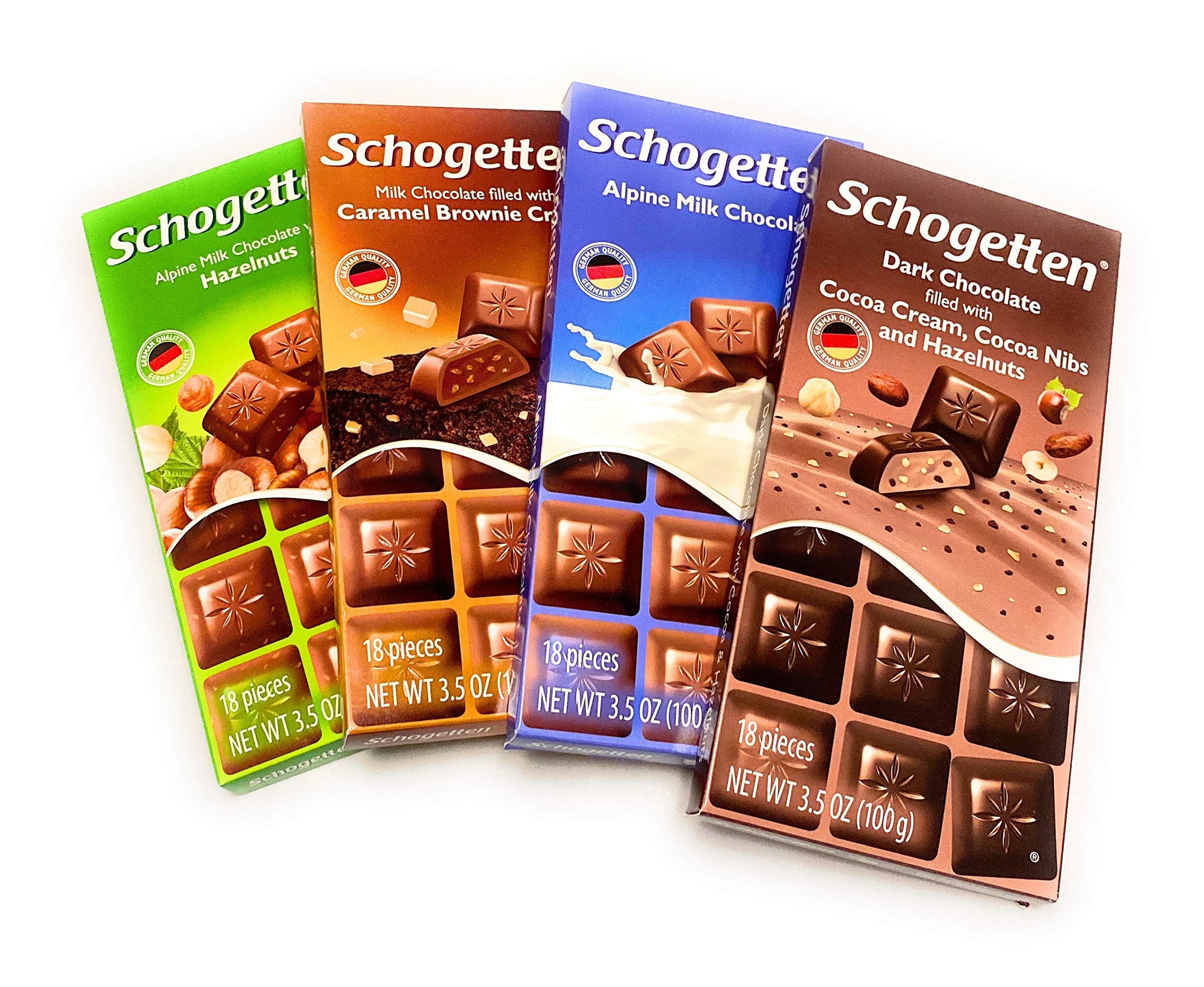 Schogetten German Chocolate Variety Pack (Bundle of 4)…