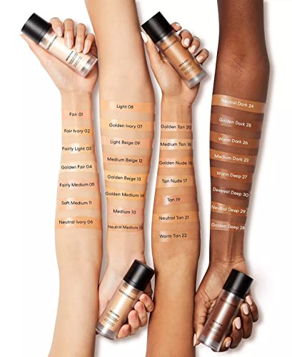 bareMinerals Original Liquid Mineral Foundation Broad Spectrum Spf 20, Golden Nude 16, 1 Fl Oz