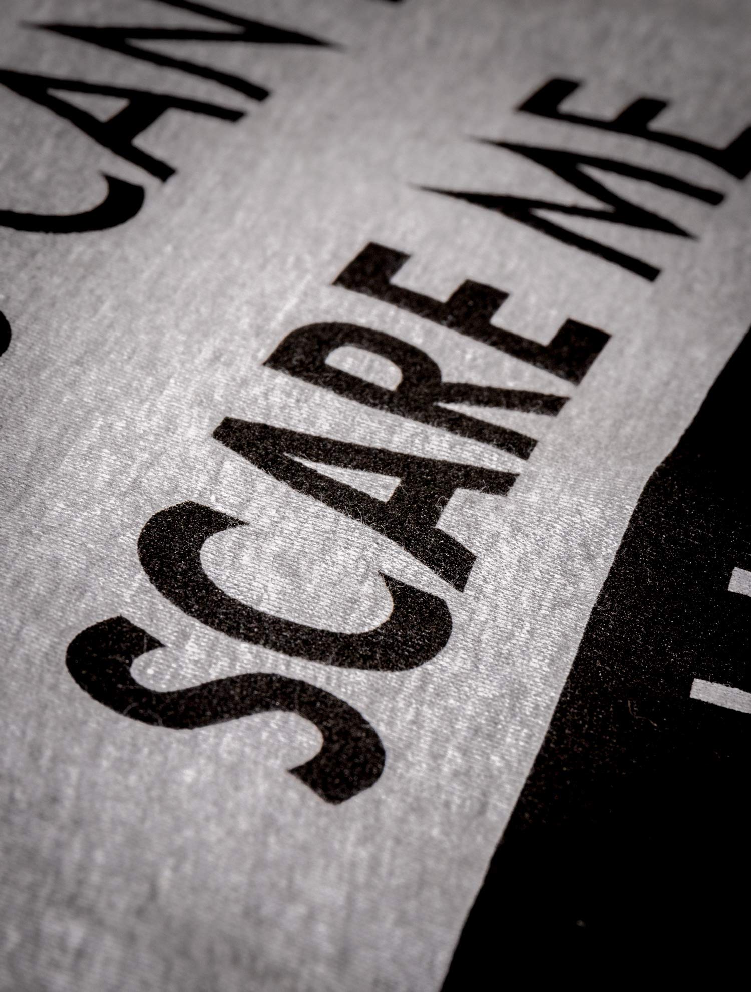 Ann Arbor T-shirt Co. You Can't Scare Me, I Have Three Daughters Funny Dad Daddy Joke Men T-Shirt - Medium, Vintage Grey