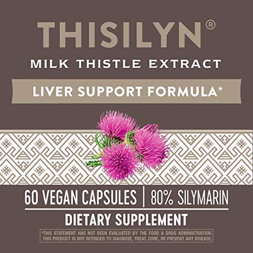 Nature's Way Thisilyn Standardardized Milk Thistle Extract, Vegan, 60 Capsules
