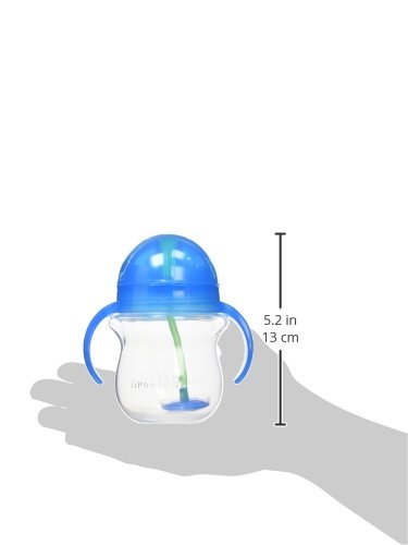 Munchkin® Any Angle™ Weighted Straw Trainer Cup with Click Lock™ Lid, 7 Ounce, Blue