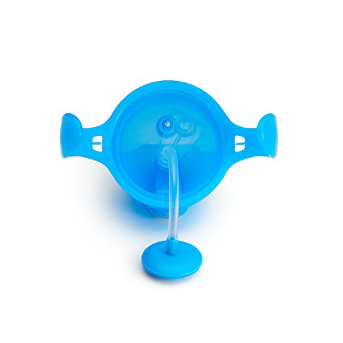Munchkin® Any Angle™ Weighted Straw Trainer Cup with Click Lock™ Lid, 7 Ounce, Blue