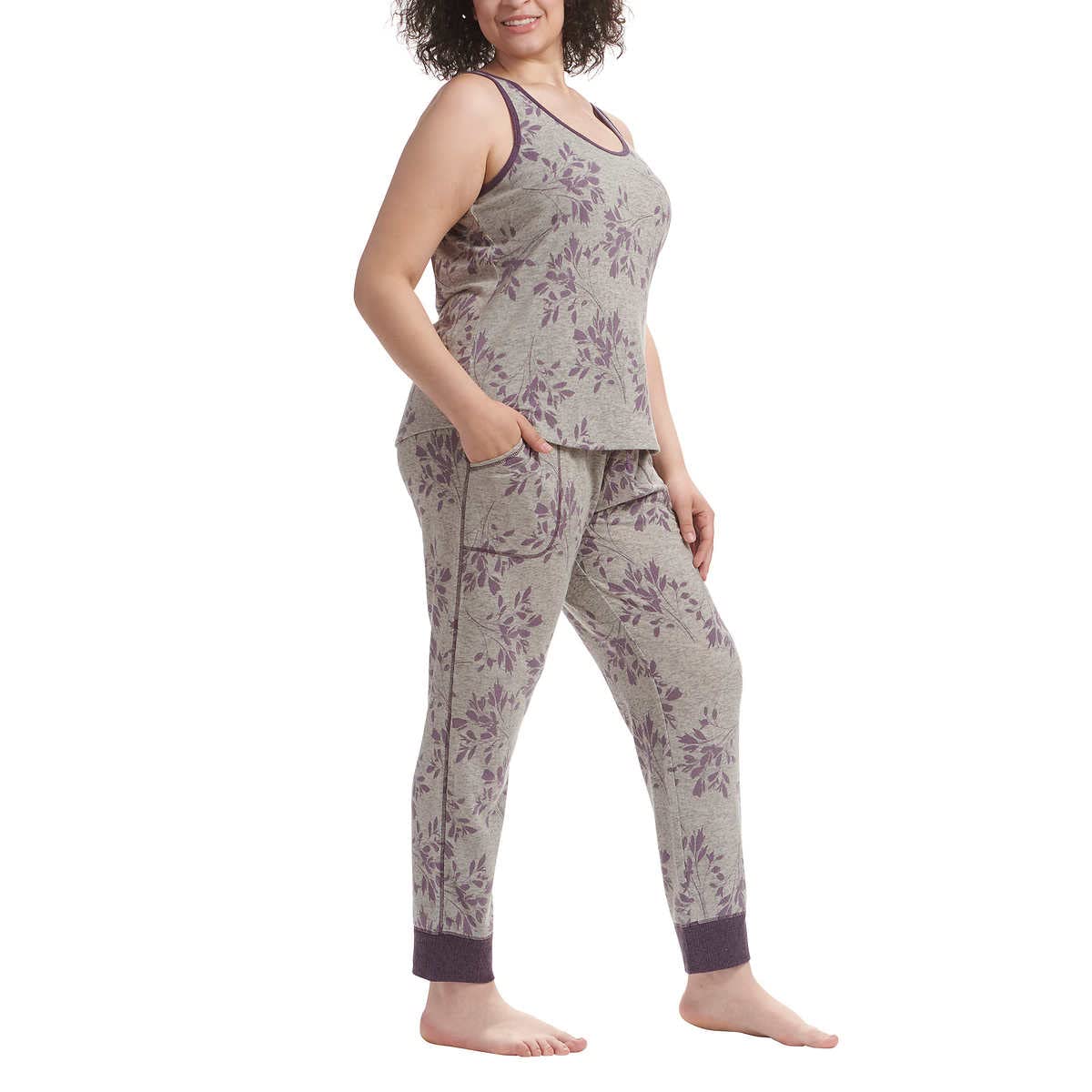 Live Love Lounge by Karen NeuburgerLadies' 3-Piece Lounge Set (as1, alpha, m, xx_l, regular, regular, Purple)