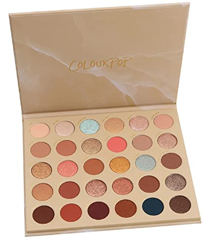 ColourPop YOU'RE GOLDEN Eyeshadow Palette Mega Matte Metallic Semi-Sparkle Glitter Cruelty-Free Super-Pigmented Color