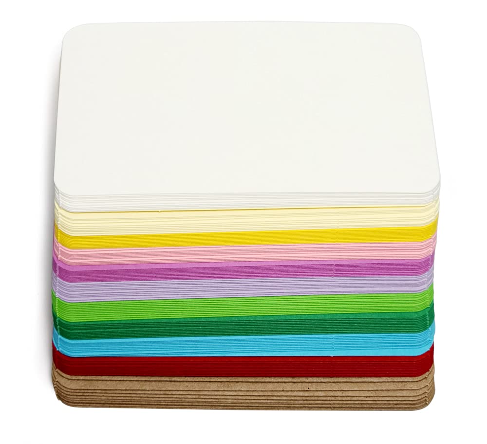 PPAPPAPPIYO 3.5x2 Blank color index cards (100) Paper - Blank (multi)