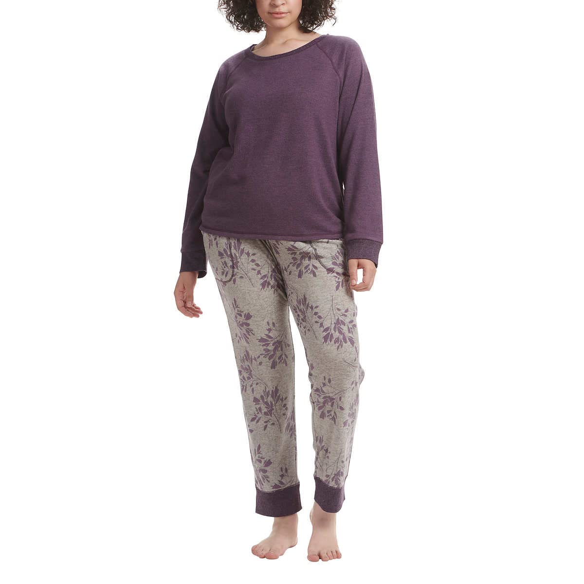 Live Love Lounge by Karen NeuburgerLadies' 3-Piece Lounge Set (as1, alpha, m, xx_l, regular, regular, Purple)