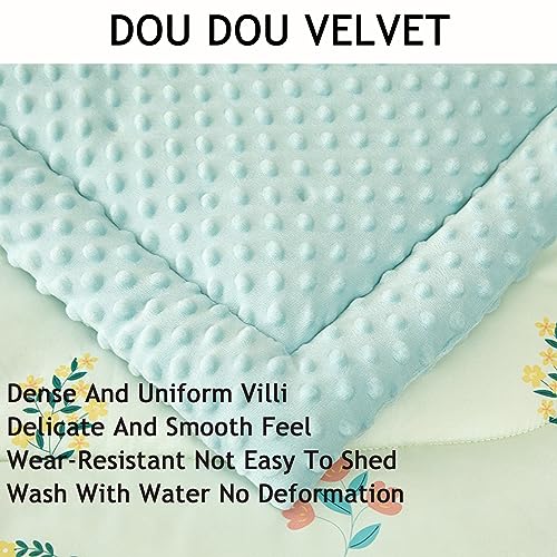 ZTGL Super Thickened Blanket, Lightweight Breathabl Velvet Quilt, Soft Fluffy 3D Three Dimensional Velvet Duvet, Autumn and Winter Warm Comforters Core,Flower m,150x200cm(2kg)