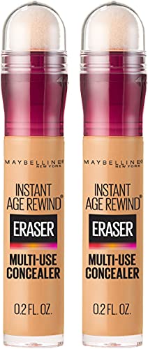 Maybelline Instant Age Rewind Eraser Dark Circles Treatment Multi-Use Concealer, Golden, 0.2 Fl Oz (Pack of 1)