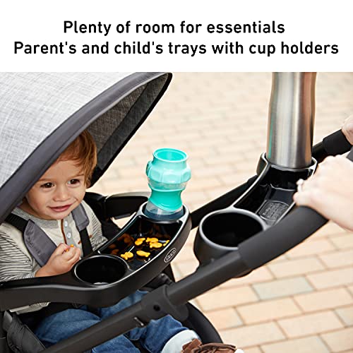 Graco Modes Element Travel System, Includes Baby Stroller with Reversible Seat, Extra Storage, Child Tray and SnugRide 35 Lite LX Infant Car Seat, Redmond