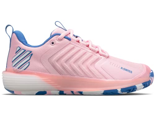 K-Swiss Women's Ultrashot 3 Tennis Shoe, Orchid Pink/White/Star Sapphire, 9 M