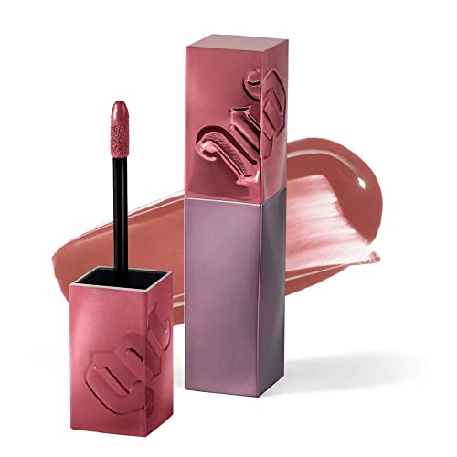 URBAN DECAY Vice Lip Bond - Glossy Full Coverage Liquid Lipstick - Long-Lasting One Swipe Color - Smudge-Proof - Transfer-Proof - Water-Resistant - High Shine Finish – Text ‘Em, 0.2 oz