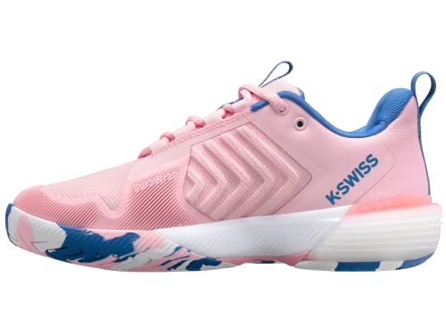 K-Swiss Women's Ultrashot 3 Tennis Shoe, Orchid Pink/White/Star Sapphire, 9 M