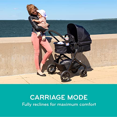Pivot Modular Travel System with LiteMax Infant Car Seat with Anti-Rebound Bar (Desert Tan)