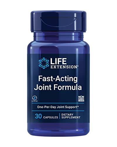 Life Extension Fast-Acting Joint Formula – Advanced Joint Health Support Supplement for Men & Women - for Joints Discomfort & Inflammation Relief – Non-GMO, Gluten-Free - 30 Capsules