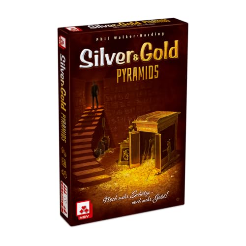 Nürnberger Spielkarten Verlag 10041765-0001 Silver & Gold Pyramids, Yellow