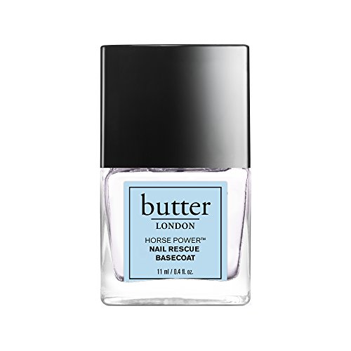 butter LONDON Horse Power Nail Rescue Basecoat, Helps Restore & Rescue Damaged Nails, Helps Promote Nail Growth & Prevent Staining, Cruelty & Gluten Free