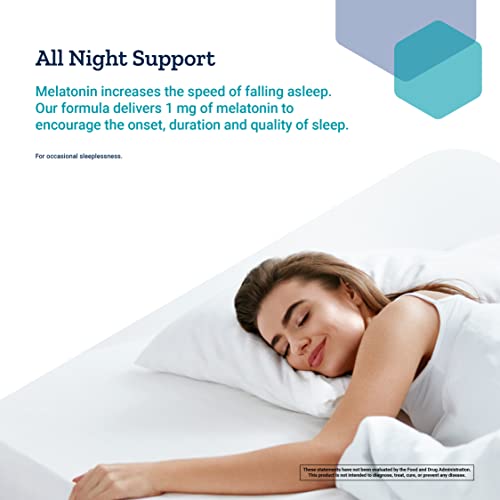 Life Extension Melatonin 1 mg - For Restful Night, Hormone Balance, and Immune Health β Sleep Aid Melatonin Supplements - Immediate Release - Gluten-Free, Non-GMO - 60 Capsules