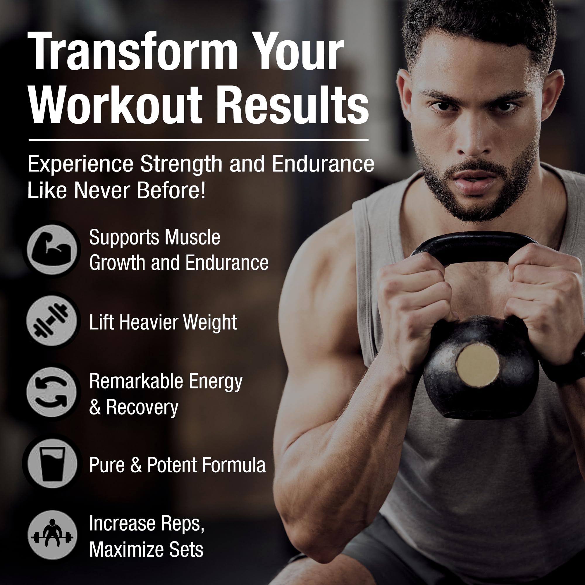 German Creatine - Pure Creapure Micronized Creatine Monohydrate Powder, Promotes Muscle Growth, Increase Muscle Mass, Enhance Strength, 99.99% Purity, 3rd Party Tested, 270g (54 Servings)