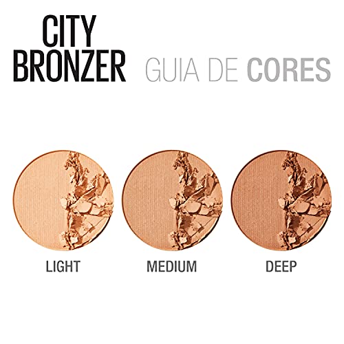 Maybelline New York City Bronzer Powder Makeup and Contour, 200, 0.32 Oz