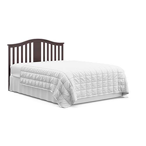Graco Solano 5-in-1 Convertible Crib with Drawer (Espresso) – GREENGUARD Gold Certified, Crib with Drawer Combo, Includes Full-Size Nursery Storage Drawer, Converts to Toddler Bed and Full-Size Bed