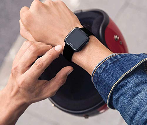 Fitbit Versa Smart Watch - Periwinkle/Rose Gold One Size (S & L Bands Included)
