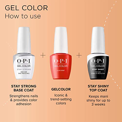 OPI GelColor, The Thrill of Brazil, Red Gel Nail Polish, 0.5 fl oz
