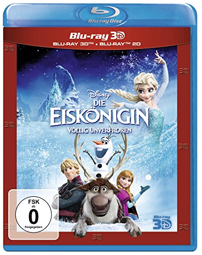 Frozen 3D "Die Esikonigin Vollig Unverfrorer" [2-Disc: Blu-ray 3D + Blu-ray 2D] [Region Free German Import]