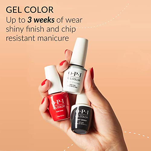 OPI GelColor, The Thrill of Brazil, Red Gel Nail Polish, 0.5 fl oz