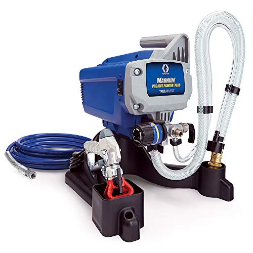 Graco Magnum 257025 Project Painter Plus Paint Sprayer, Multicolor & 243040 Extension with RAC IV Tip Guard, 10-Inch, Gray
