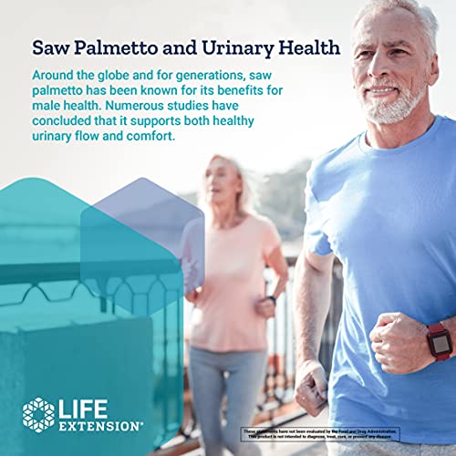 Life Extension PalmettoGuard Saw Palmetto & Beta-Sitosterol β Supports Healthy Prostate Function & Hormone Metabolism Health β Supplements for Men - Gluten-Free, Non-GMO β 30 softgels
