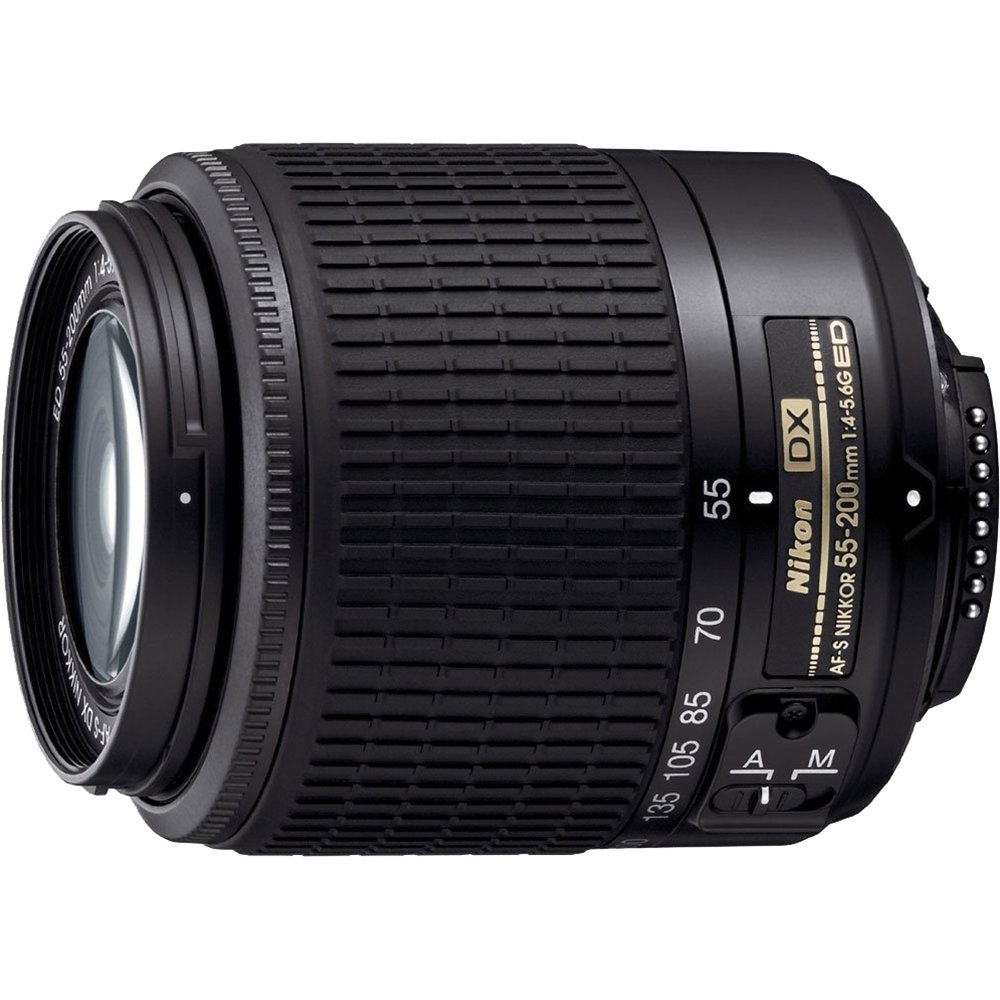 Nikon 55-200mm f4-5.6G ED AF-S DX Nikkor Zoom Lens (Renewed)