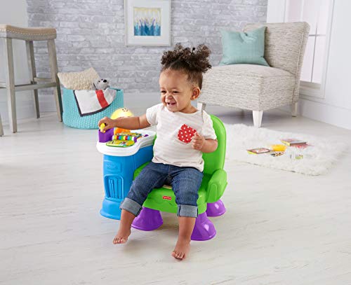 Fisher-Price Laugh & Learn Song & Story Learning Chair, Green & Laugh & Learn Pull & Play Learning Wagon, Pull-Toy Wagon with Music, Lights, and Learning Songs for Babies & Toddlers Ages 6-36 Months