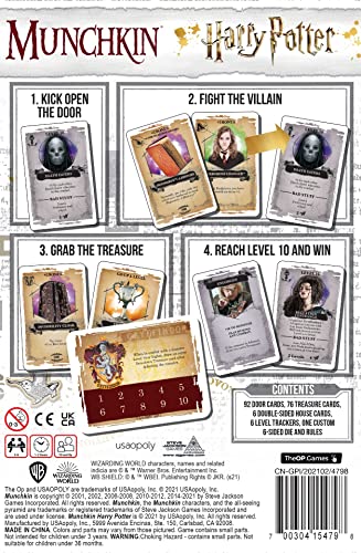 Munchkin Harry Potter Board Game | Officially Licensed Harry Potter Gift | Artwork from Harry Potter Movies | Collectible Steve Jackson's Munchkin Game