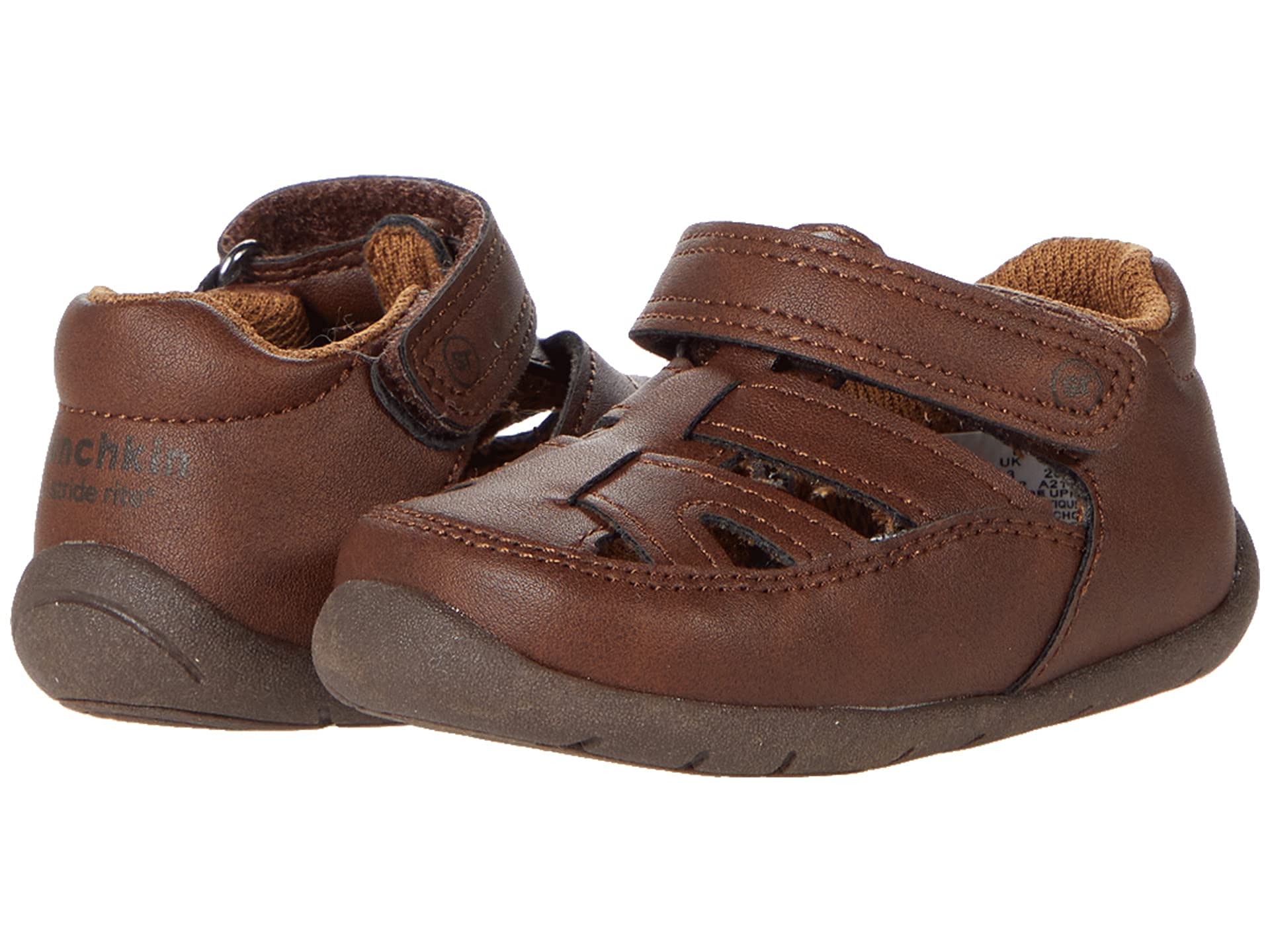 Munchkin by Stride Rite Baby Boy's Joey (Infant/Toddler) Brown 3 Infant M