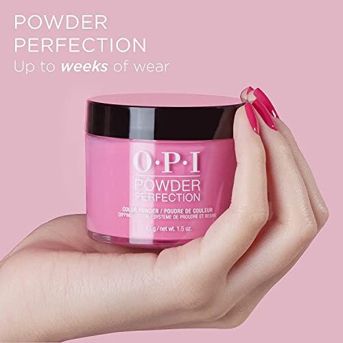 OPI Powder Perfection, Pink in Bio, Pink OPI Dipping Powder, me myself and OPI Spring β23 Collection, 1.5 fl oz.
