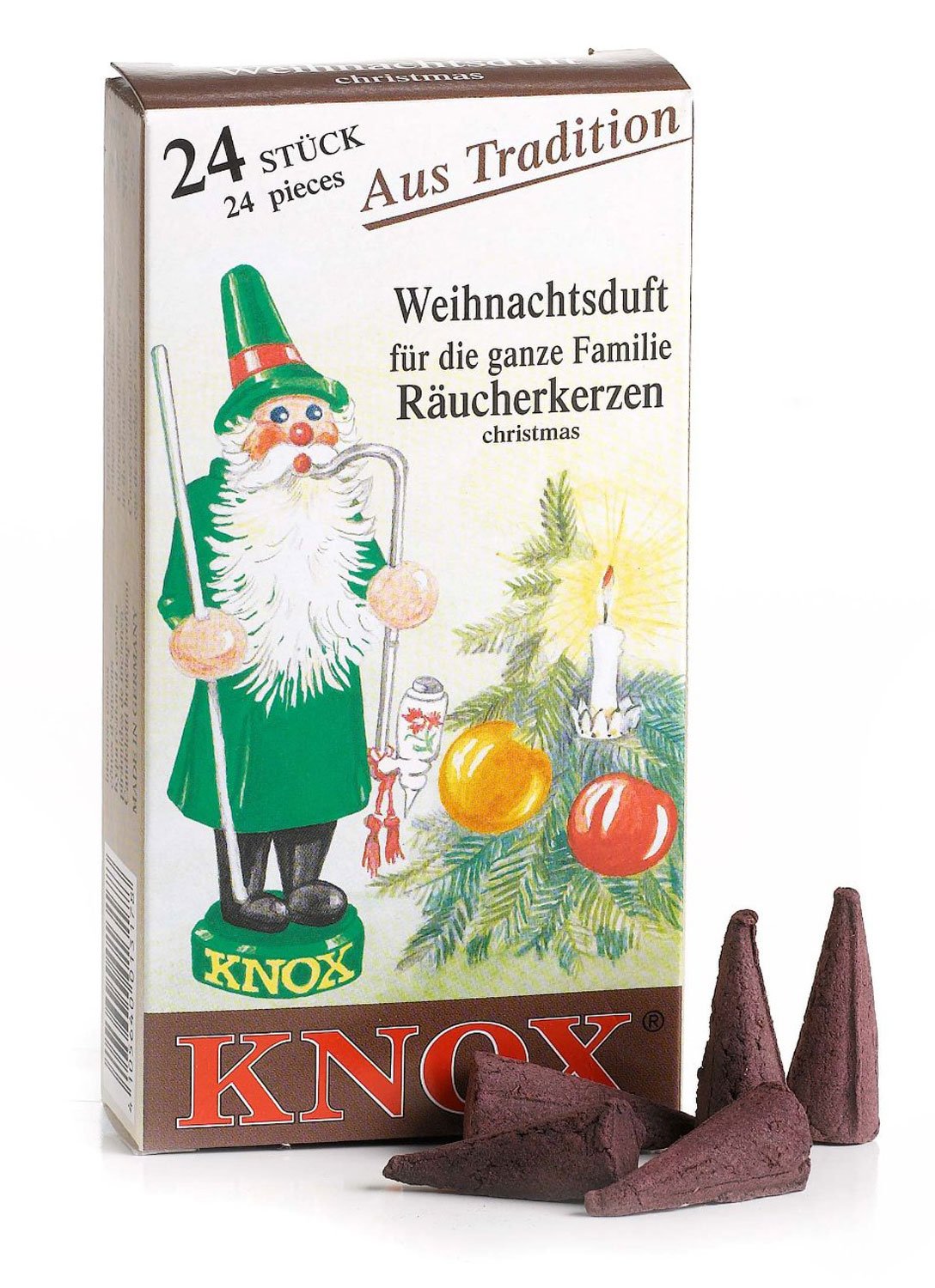 Knox Christmas Scent German Incense Cones Made in Germany for Christmas Smokers
